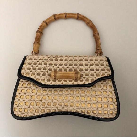 Bags | Bamboo Handle Handbag | Poshmark